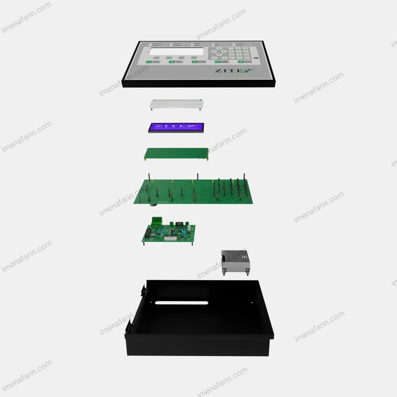 پنل تکرار کننده آدرس پذیر زیتکس مدل ZX-R2000 AD - ایمن آفرین پایتخت